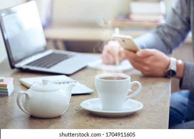 97,810 Tea and a computer Images, Stock Photos & Vectors | Shutterstock