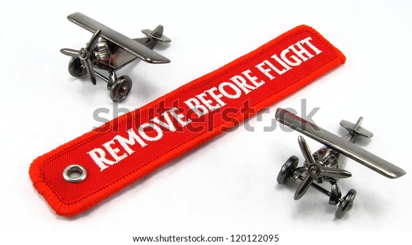 Remove Before Flight Safety Streamer Two Stock Photo (Edit Now) 120122095