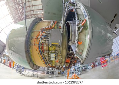 Repairs Maintenance Large Engine Bonnet Flap Stock Photo 1062392897 ...