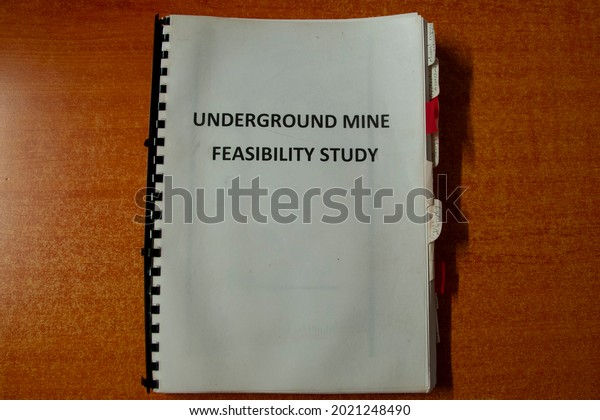Report On Mining Feasibility Study Stock Photo (Edit Now) 2021248490