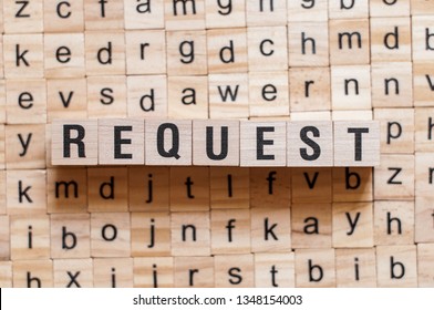 Request Word Concept Stock Photo 1348154003 | Shutterstock