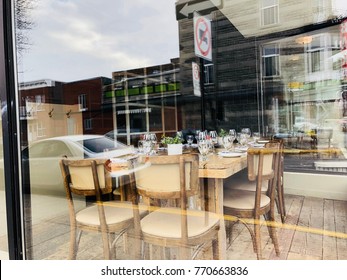 Restaurant Window Dressed Table Stock Photo 770663836 | Shutterstock