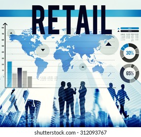 Retail Commerce Consumer Crowd Data Concept Stock Photo 312093767 ...