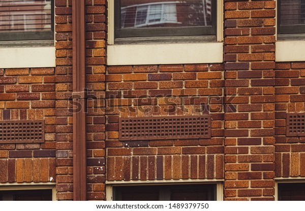 Retro Brick Pattern Found On Side Stock Photo 1489379750 | Shutterstock