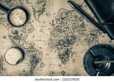 Retro Old Map Background Texture Stock Photo 2162170035 | Shutterstock