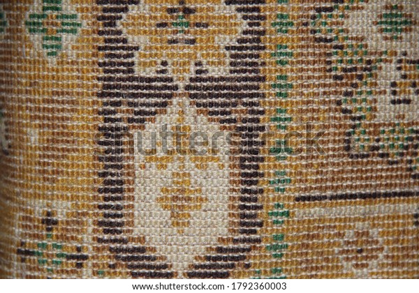 Reverse Side Carpet Texture Fabric Backgrounds Stock Photo 1792360003 ...