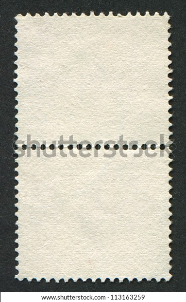 Reverse Side Postage Stamp Stock Photo 113163259 | Shutterstock