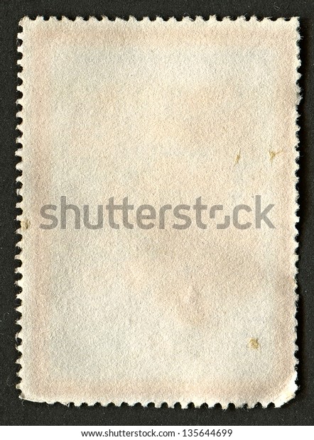 Reverse Side Postage Stamp Stock Photo 135644699 | Shutterstock