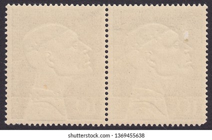 Reverse Side Two Postage Stamps Remnants 스톡 사진 347690852 | Shutterstock