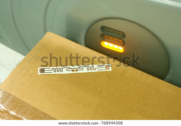Rfid Label On Box Stock Photo 768944308 | Shutterstock