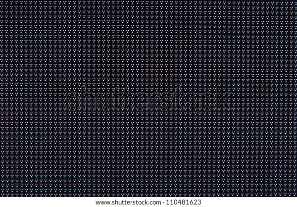 Rgb Led Screen Panel Texture Stock Photo (Edit Now) 110481623