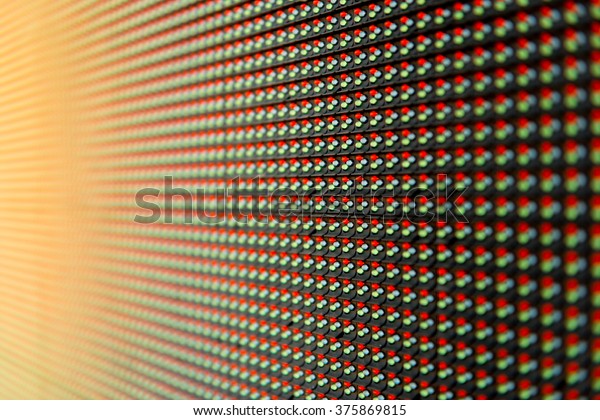 Rgb Led Screen Panel Texture Stock Photo 375869815 | Shutterstock