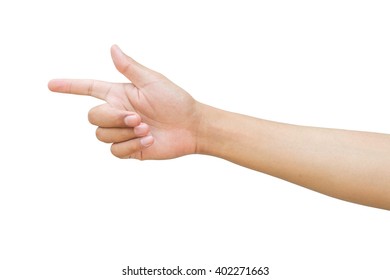 Women Hand Isolated On White Background Stock Photo (Edit Now) 207897328