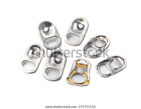 Ring Pull Cans Isolated On White Stock Photo (Edit Now) 275751116