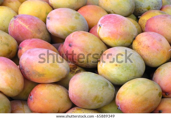 Ripe Mango Display Foto de stock 65889349 | Shutterstock