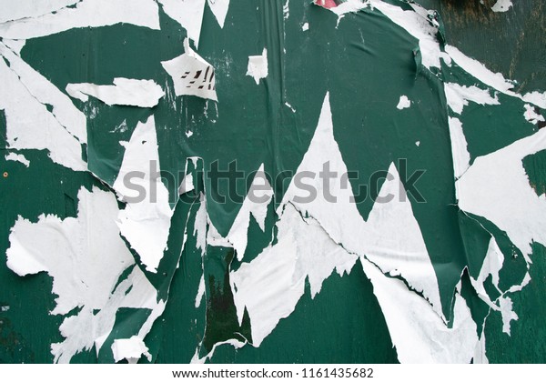 Ripped Torn Poster Texture Creating Abstract Stock Photo 1161435682 ...