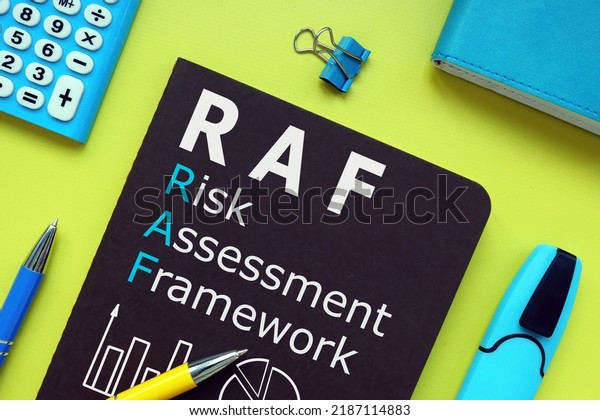 Risk Assessment Framework Raf Shown Using Foto stock 2187114883 ...