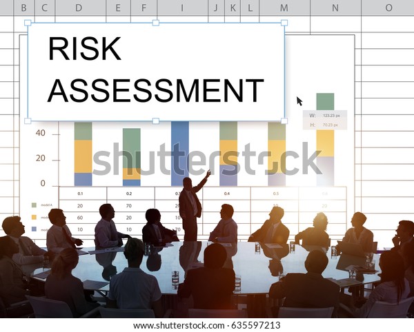Risk Assessment Graph Chart Spreadsheet Table Stock Photo 635597213 ...