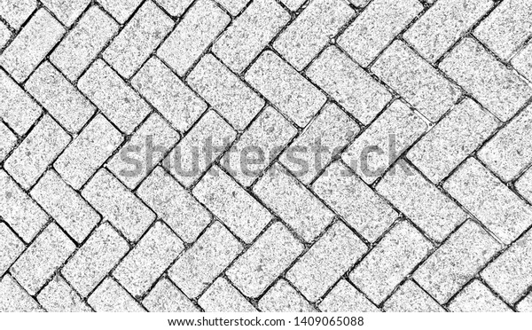 Road Beautiful Pattern Brick Stock Photo (Edit Now) 1409065088