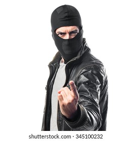 Robber Shouting Foto de stock 345100232 | Shutterstock