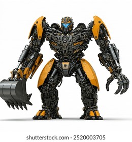Robot Made Excavator Machine Look Like AI-generated image 2526369667 ...