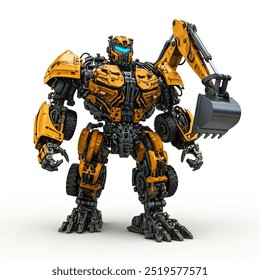 Robot Made Excavator Machine Look Like AI-generated image 2526369667 ...