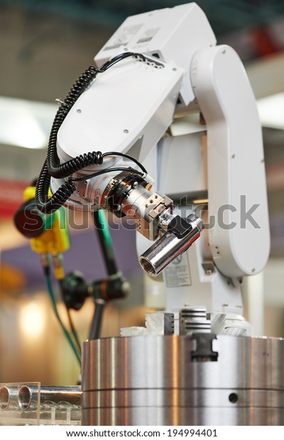Robotics Mechanical Precision Arm Robot Manipulator Stock Photo ...