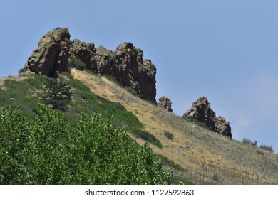 Rock Outcrops Devils Backbone Open Space Stock Photo 1127592863 ...
