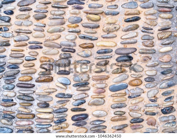 Rock Paving Pathway Texture Pattern Background Stock Photo 1046362450 ...
