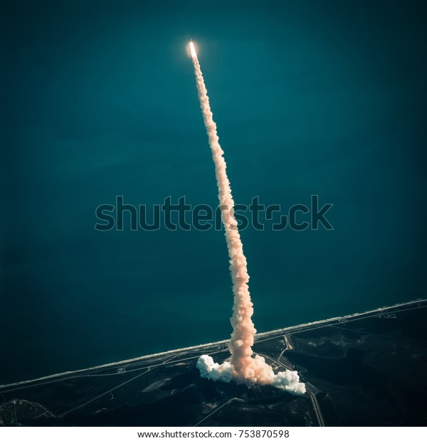 Rocket Clouds Elements This Image Furnished Stock Photo 753870598 ...