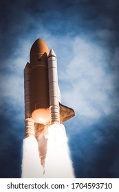 Rocket Rocket Tail Rocket Trace Elements Stock Photo 1704593710 ...