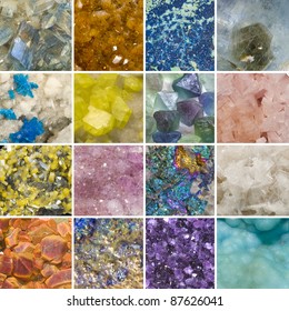 Rocks Minerals Collage Stock Photo 87626041 | Shutterstock