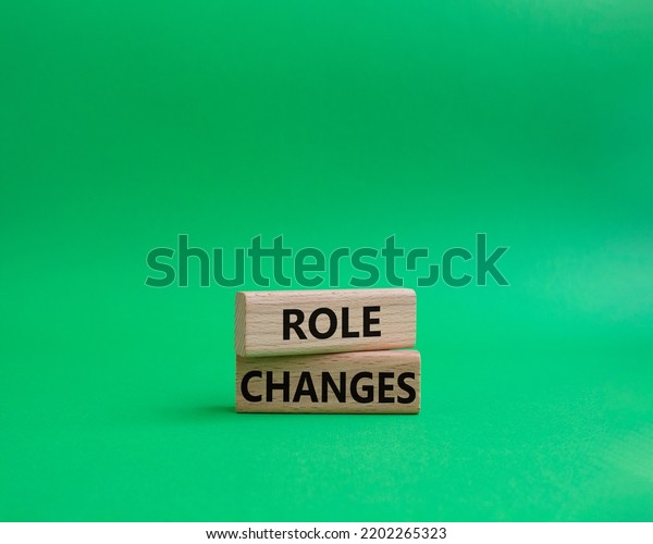 Role Changes Symbol Concept Words Role Stock Photo 2202265323 ...
