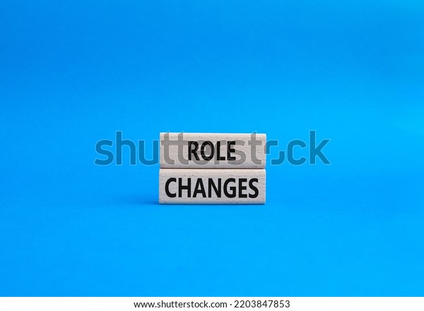 Role Changes Symbol Concept Words Role Stock Photo 2203847853 ...