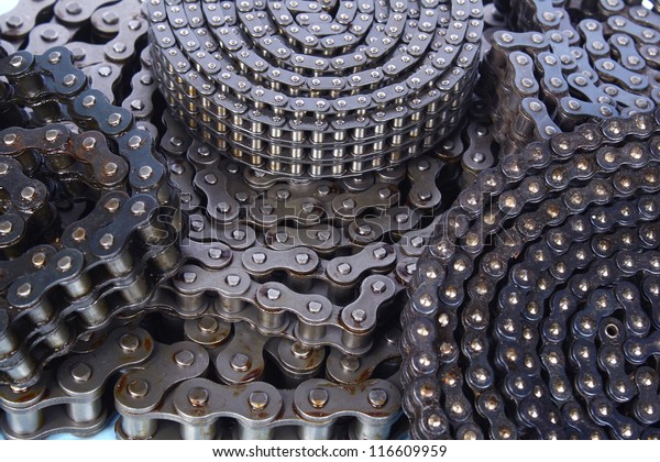 Roller Chains Machines Close Stock Photo 116609959 | Shutterstock