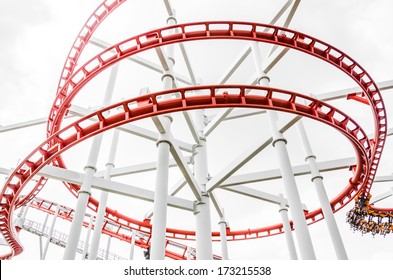 Roller Coaster Stock Photo 173215538 | Shutterstock