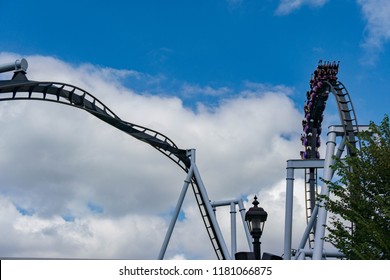 Roller Coaster Loop Stock Photo 1181066875 | Shutterstock