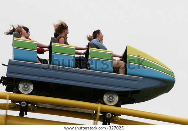 Rollercoaster Car Stock Photo (Edit Now) 327025