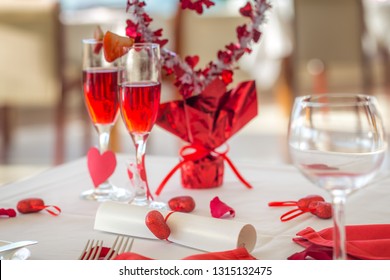 Romantic Table Setup Stock Photo (Edit Now) 1315132457