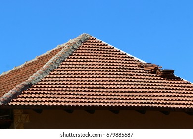 Traditional Indian House Tiles Roof Stock Photo (Edit Now) 1726237381