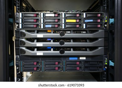 Network Switch Ethernet Cablesdata Center Concept Foto de stock ...