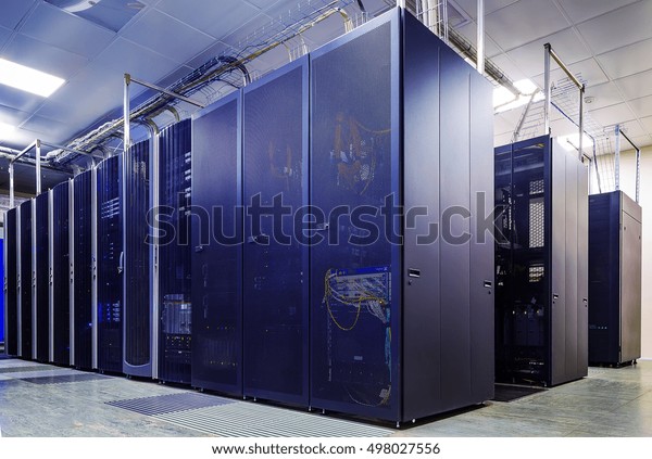 Room Rows Server Hardware Data Center Stock Photo 498027556 | Shutterstock