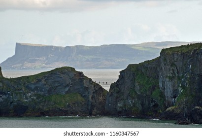 Rope Bridge Between Two Cliffs Stock Photo 1160347567 | Shutterstock