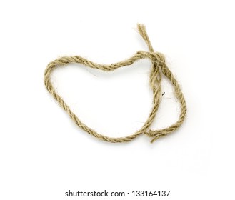 Rope Loop Isolated On White Background Stock Photo 133164137 | Shutterstock