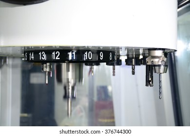 Rotating Head Drilling Machine Bits Tools Stock Photo 376744300 ...