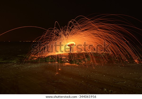 Rotating Lights Stock Photo (Edit Now) 344061956