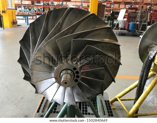 Rotor Compressor Centrifugal Compressor Balancing Process Stockfoto ...