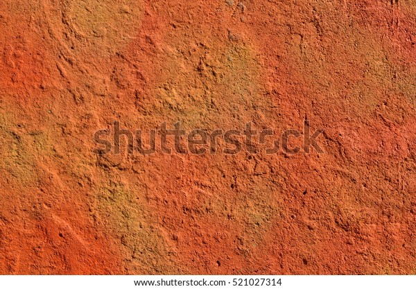 Rough Concrete Wall Sprayed Red Orange Stock Photo 521027314 | Shutterstock