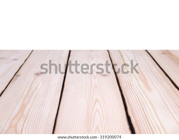Rough Planed Pine Planks Perspective Background Stock Photo 319200074 ...