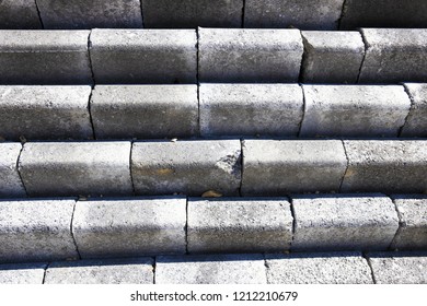 Rough Stone Stairs Rectangular Stone Texture Stock Photo 1212210679 ...